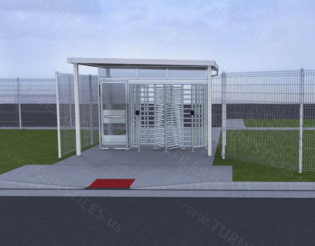 EntraBOX Basic Turnstile Canopy - TURNSTILES.us