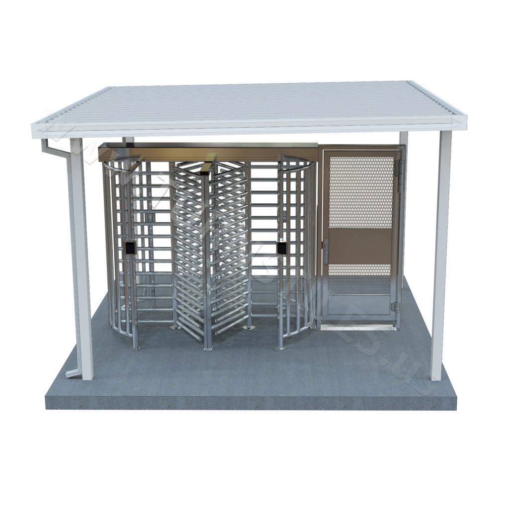 EntraBOX Basic Turnstile Canopy - TURNSTILES.us