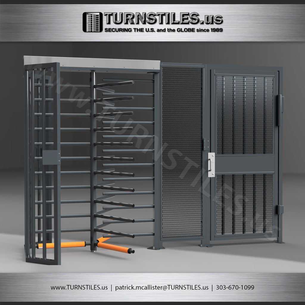 HT431 SecureTurn Full-Height Single Turnstile - TURNSTILES.us