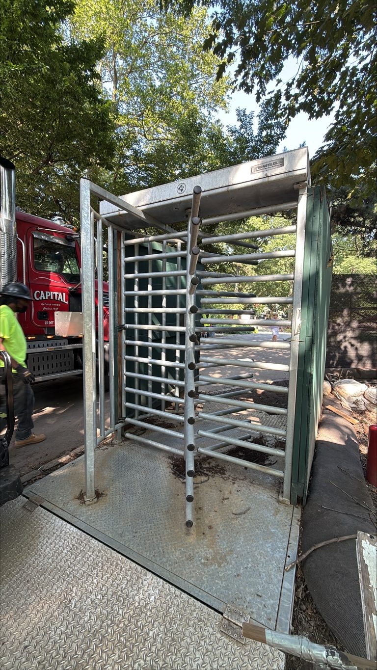Portable Single Turnstiles with Ramps (1 Available) - Used Turnstiles ...