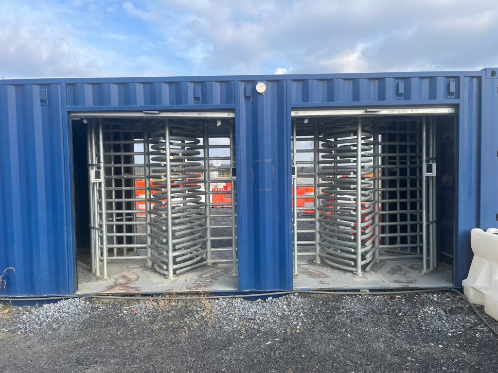 Used MAC-4T(M4TX) Container with Two Tandem Full Height Turnstiles ...